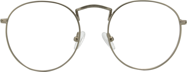 Black Retro-Vintage Thin Round Eyeglasses - Lemon