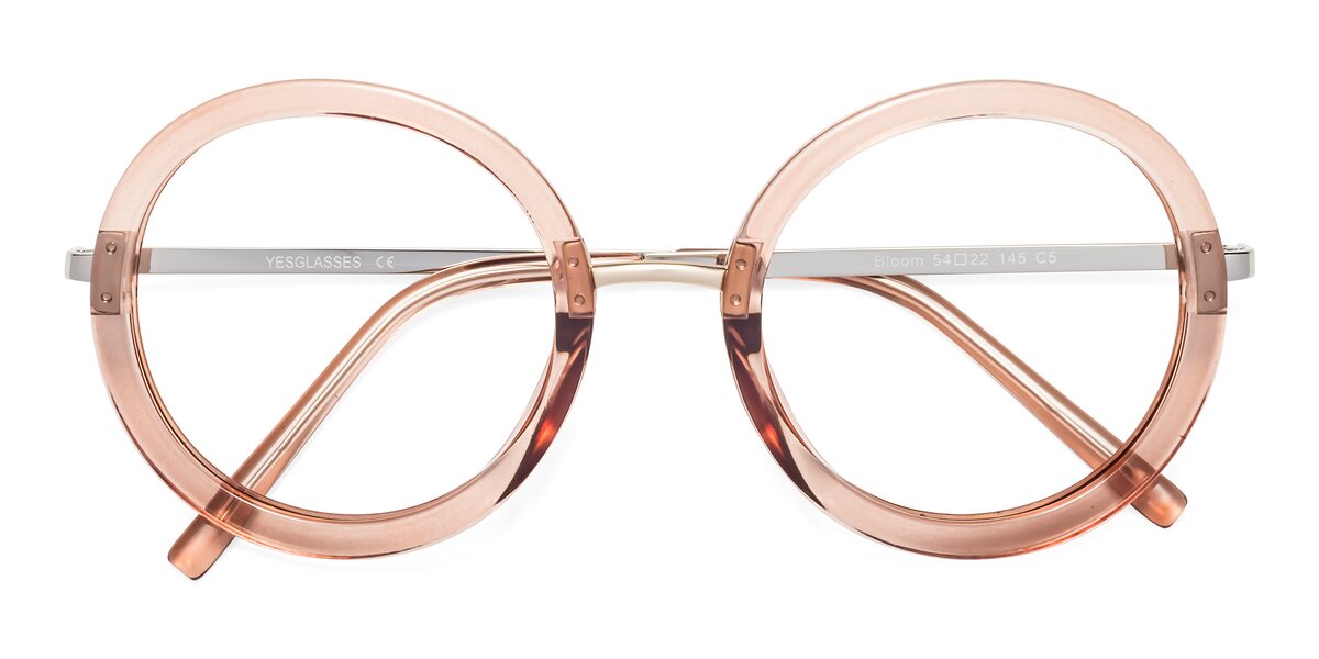 Gold Lightweight Round Rimless Eyeglasses - Artist