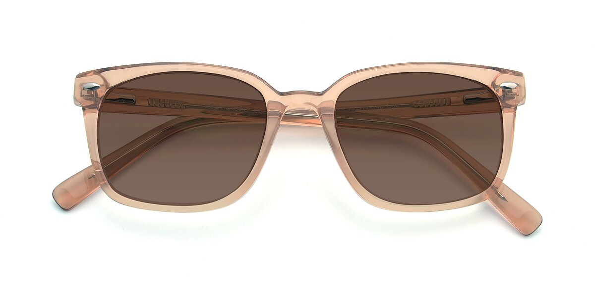 Tortoise Wayfarer Keyhole Bridge Acetate Tinted Sunglasses with Green ...