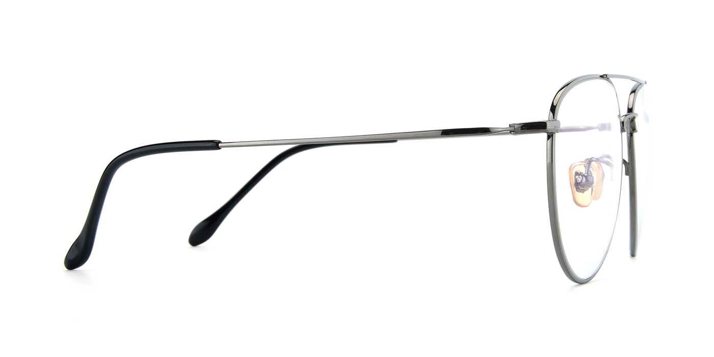 Gunmetal Classic Titanium Aviator Eyeglasses - 80060