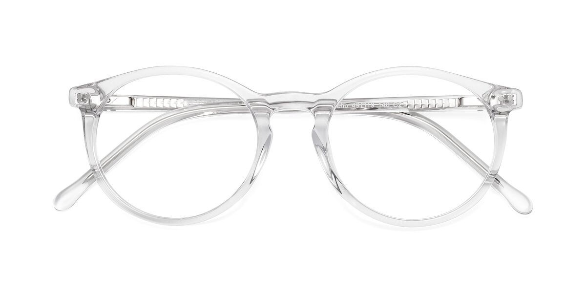Light Blue Retro-Vintage Classic Acetate Eyeglasses - Blaze
