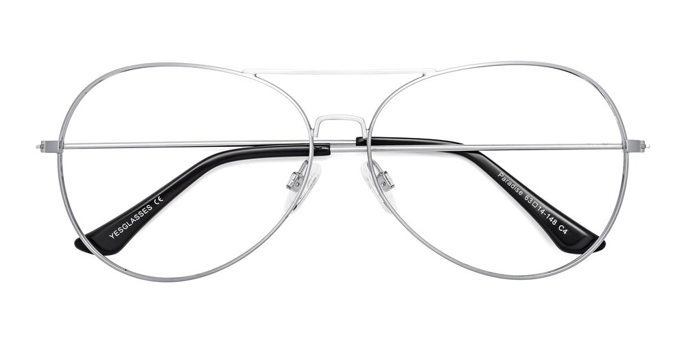 Rose Gold Lightweight Metal Aviator Eyeglasses - Richard