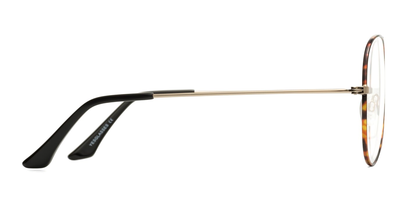 Tortoise Oversized Grandpa Aviator Eyeglasses - Paradise