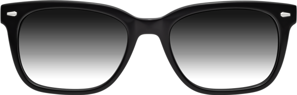 Black Medium Thick Acetate Gradient Sunglasses with Gray Sunwear Lenses ...