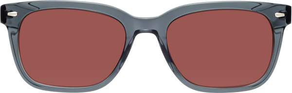 Transparent Gray Medium Thick Acetate Tinted Sunglasses with Garnet ...