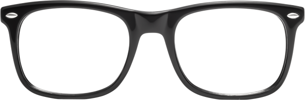 Black Thick Acetate Square Eyeglasses - 007