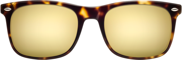 Yellow Tortoise Thick Acetate Square Mirrored Sunglasses with Gold ...