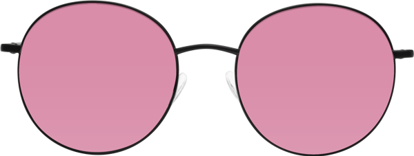 Black Oversized Metal Round Tinted Sunglasses with Medium Wine Sunwear ...