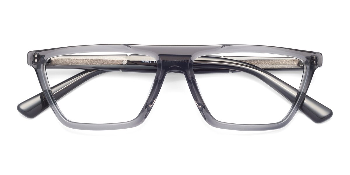 Tortoise Horn-Rimmed Oversized Square Eyeglasses - Campbell