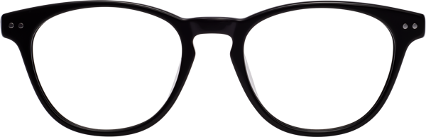 Black Retro-Vintage Classic Acetate Eyeglasses - Blaze