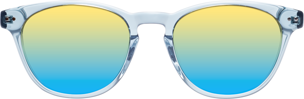 Light Blue Retro-Vintage Classic Acetate Gradient Sunglasses with ...