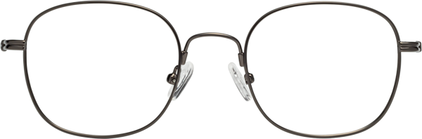 Gunmetal Classic Flexible Metal Eyeglasses - Roots