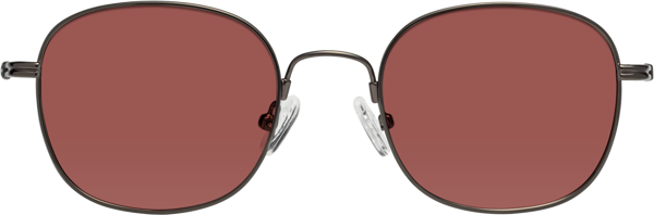 Gunmetal Classic Flexible Metal Tinted Sunglasses with Garnet Sunwear ...
