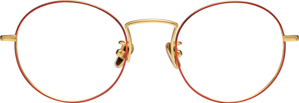 Black Retro-Vintage Thin Round Eyeglasses - Lemon