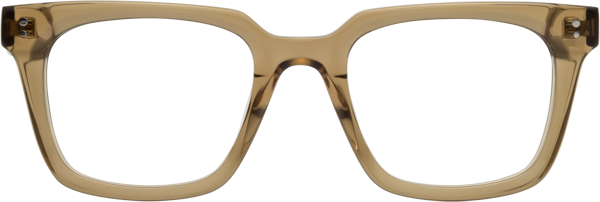 Tan Medium Acetate Square Eyeglasses - Clark