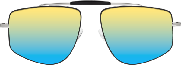 Transprent Gray Wayfarer Double Bridge Acetate Gradient Sunglasses with ...