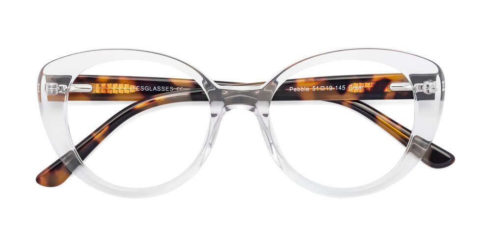 Clear Retro-Vintage Grandpa Rectangle Eyeglasses - 1940s