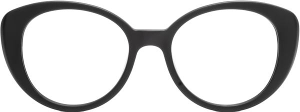 Matte Black Thick Acetate Oval Eyeglasses - Taffeta