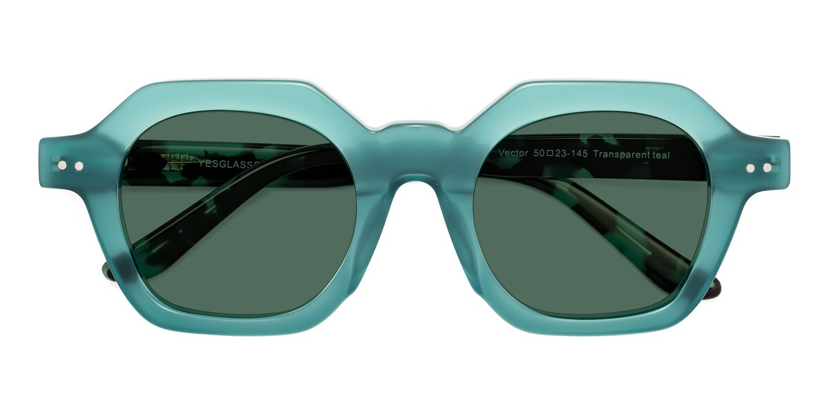 Clear Keyhole Bridge Retro-Vintage Round Polarized Sunglasses with ...