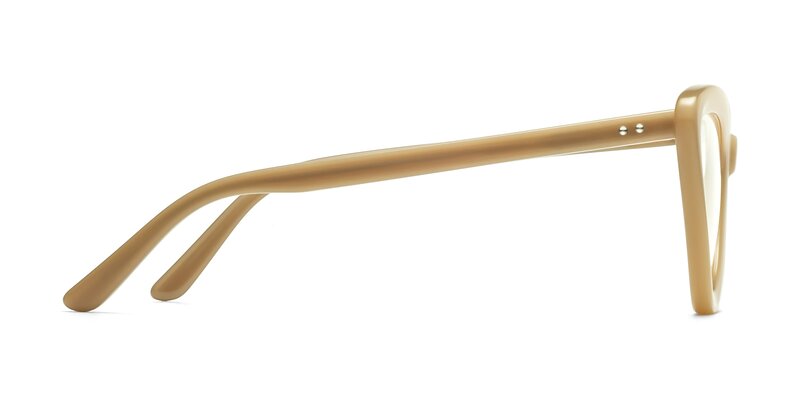 Brown Hipster Acetate Butterfly Eyeglasses - Candy