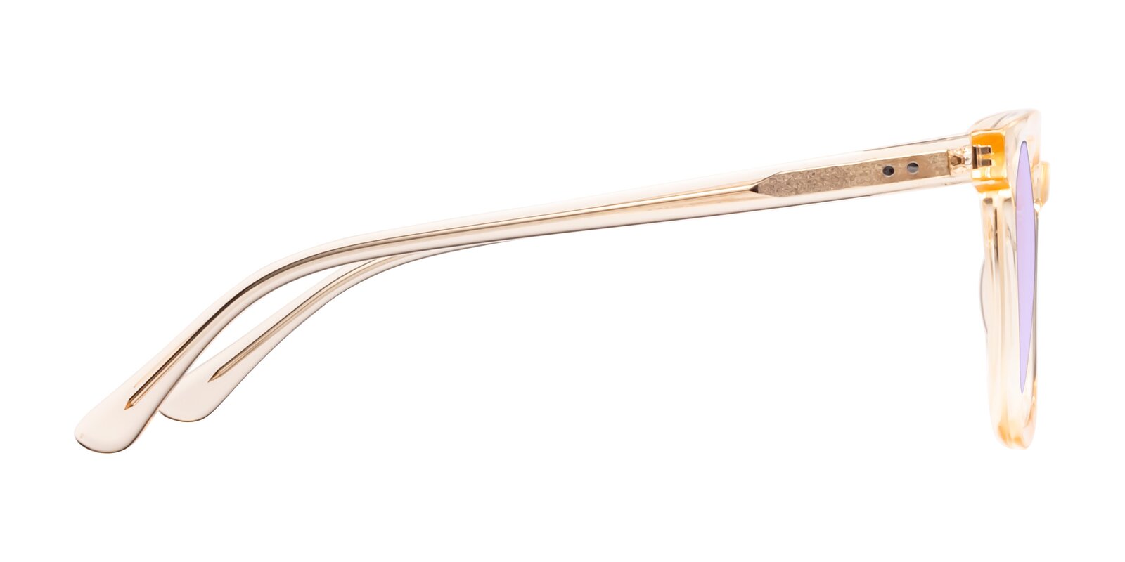 Translucent Brown Oversized Acetate Trapezoid Tinted Sunglasses with ...