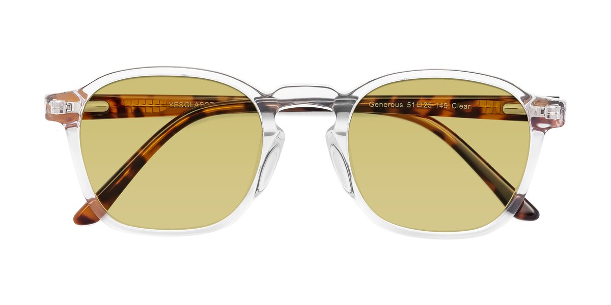 Light Blue Retro-Vintage Classic Acetate Tinted Sunglasses with Light ...