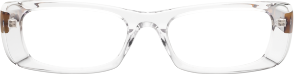 Clear Retro-Vintage Grandpa Rectangle Eyeglasses - 1940s