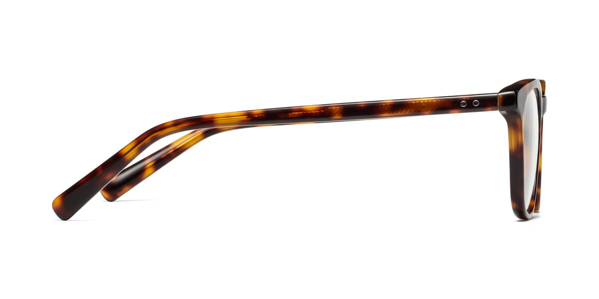 Tortoise Medium Classic Trapezoid Blue Light Glasses - Loris