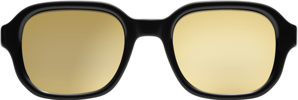 Clear Geek-Chic Thick Square Mirrored Sunglasses with Blue Sunwear ...