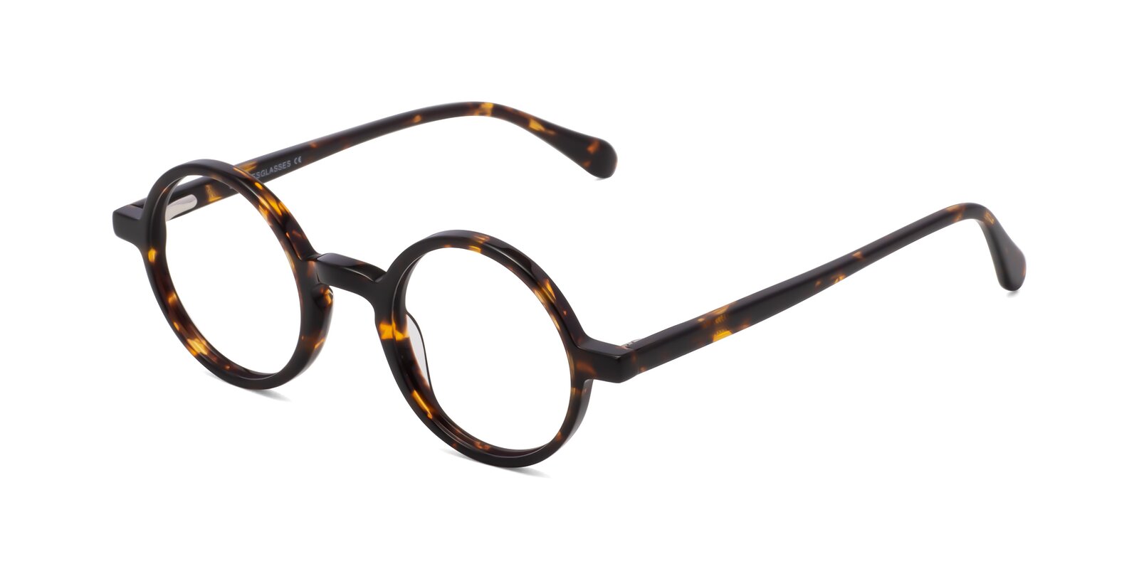 Tortoise Retro-Vintage Acetate Round Eyeglasses - Juno