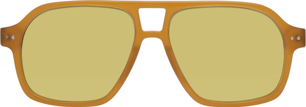 Caramel/Tortoise Grandpa Oversized Aviator Tinted Sunglasses with ...