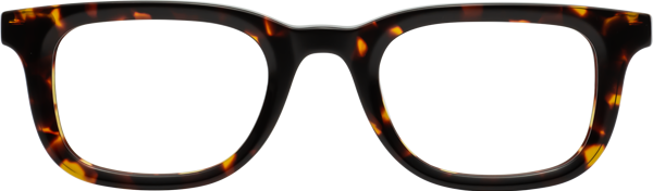 Tortoise Classic Acetate Rectangle Eyeglasses - Reid