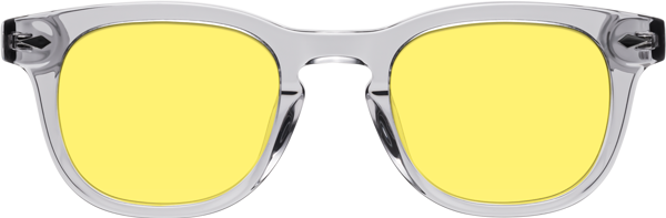 Transparent Gray Keyhole Bridge Retro-Vintage Acetate Tinted Sunglasses ...