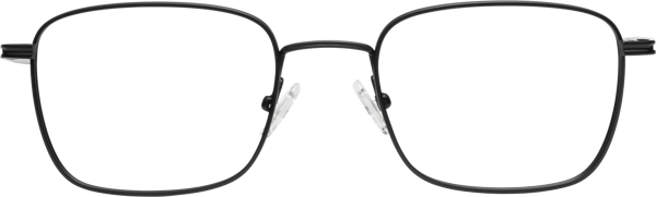 Silver Classic Rectangle Rimless Blue Light Glasses - Smart