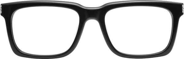 Black Classic Acetate Square Eyeglasses - Evergreen