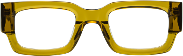 Honey Hipster Thick Rectangle Blue Light Glasses - Kirn