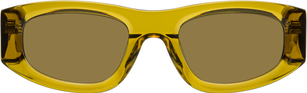 Honey Geek-Chic Thick Rectangle Polarized Sunglasses with Brown Sunwear ...