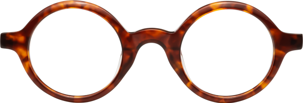 Tortoise Retro-Vintage Acetate Round Eyeglasses - School