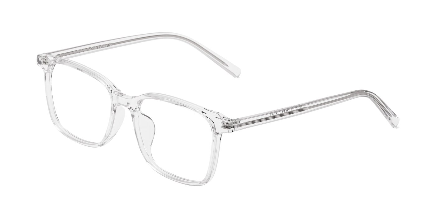 Clear Classic TR90 Rectangle Eyeglasses - Planet