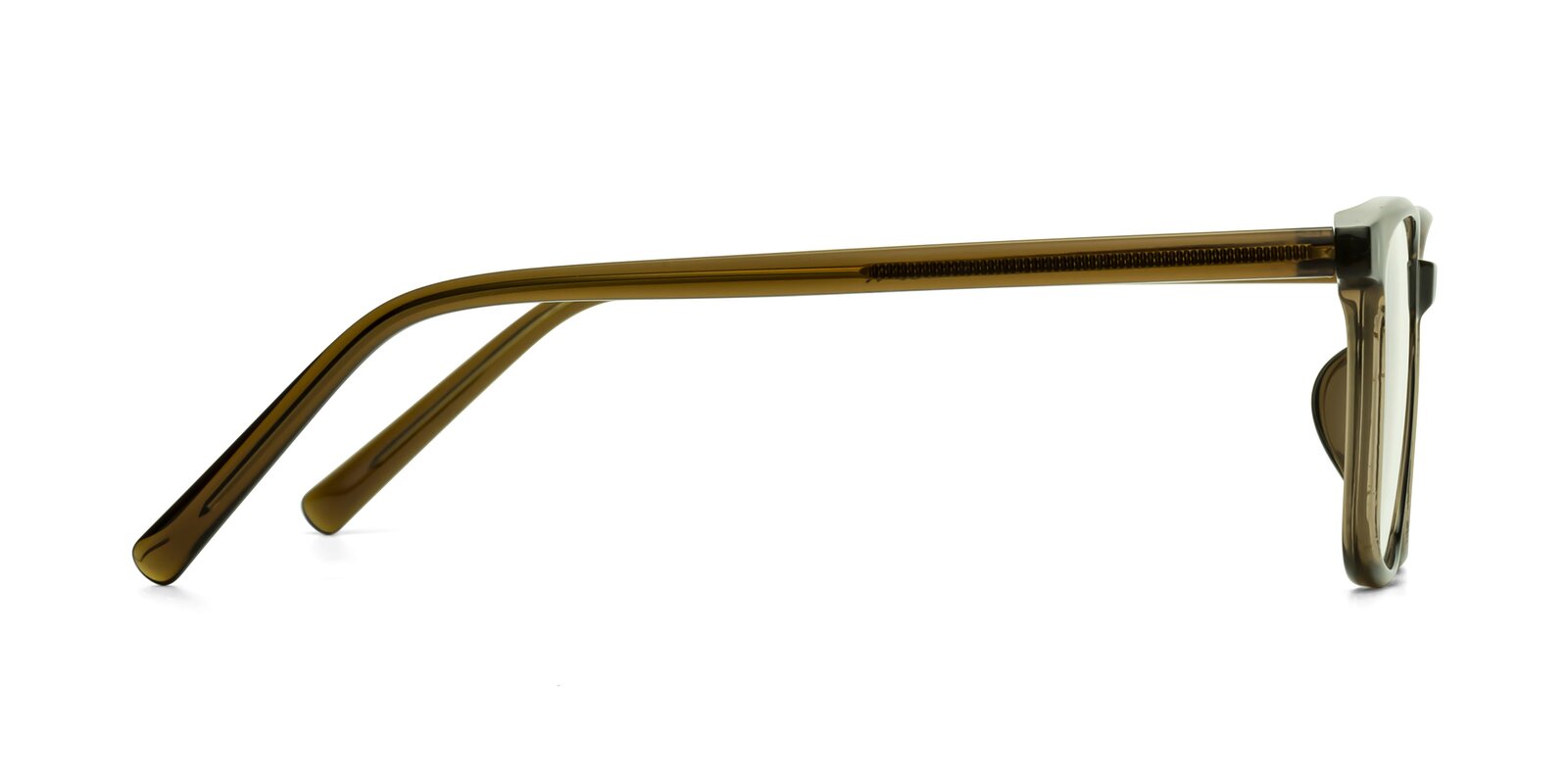 Coffee Classic TR90 Rectangle Eyeglasses - Planet