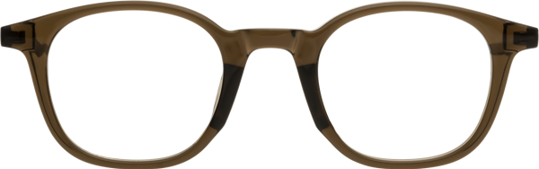 Coffee Low Bridge Fit TR90 Round Eyeglasses - Cambridge