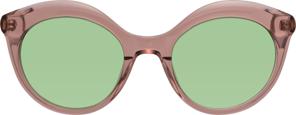 Translucent Garnet Hipster Acetate Cat-Eye Tinted Sunglasses with ...