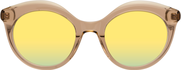 Translucent Brown Hipster Acetate Cat-Eye Gradient Sunglasses with ...