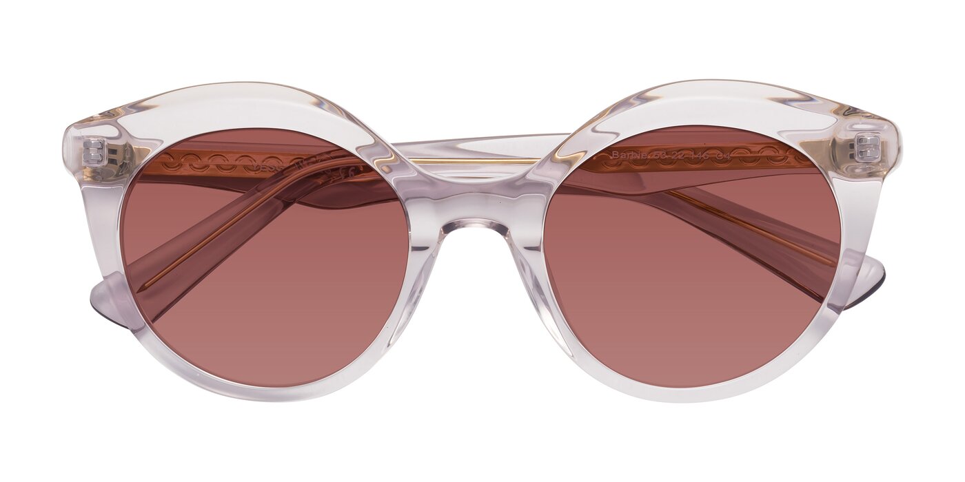 Light Purple Hipster Acetate Cat Eye Tinted Sunglasses With Garnet Sunwear Lenses Barbie