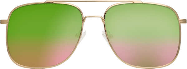 Gold Double Bridge Grandpa Metal Mirrored Sunglasses with Pink Sunwear ...