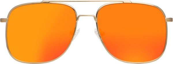 Gold Double Bridge Grandpa Metal Mirrored Sunglasses with Red Gold ...