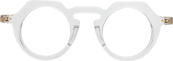 Clear Keyhole Bridge Retro-Vintage Round Reading Glasses - Arbor