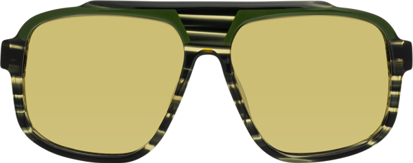 Forest Striped Sports Hipster Aviator Tinted Sunglasses with Medium ...