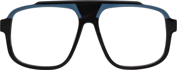 Storm Striped Sports Hipster Aviator Blue Light Glasses - kong