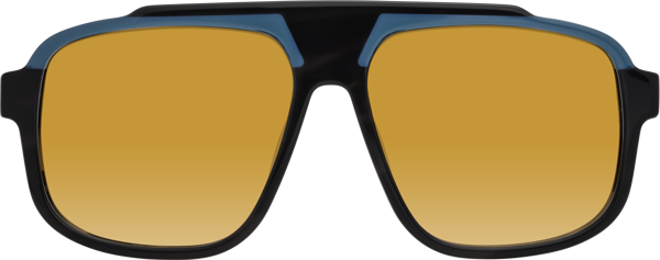 Storm Striped Sports Hipster Aviator Gradient Sunglasses with Champagne ...